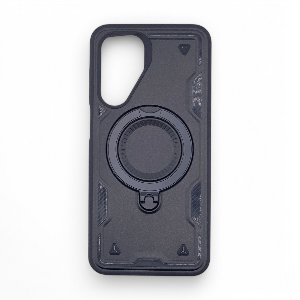 Samsung A26 Protective Ring Case with kick stand | Black – Liberty ...